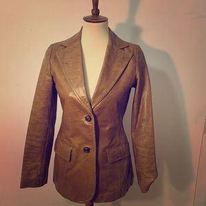 Nice Claup | Jackets & Coats | Nice Claup Tokyo Leather Jacket Blazer ...